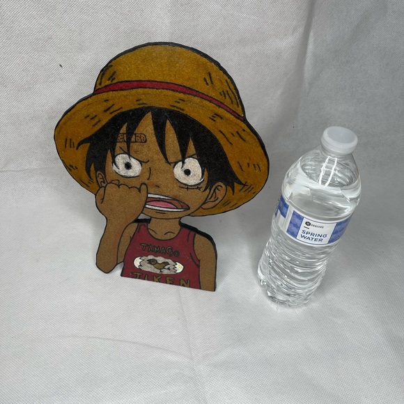AM Arts | Art | One Piece Young Luffy Standing Wood Cutout Handcrafted ...